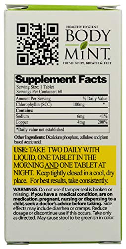 BodyMint, 60 Count Bottle (packaging may vary)