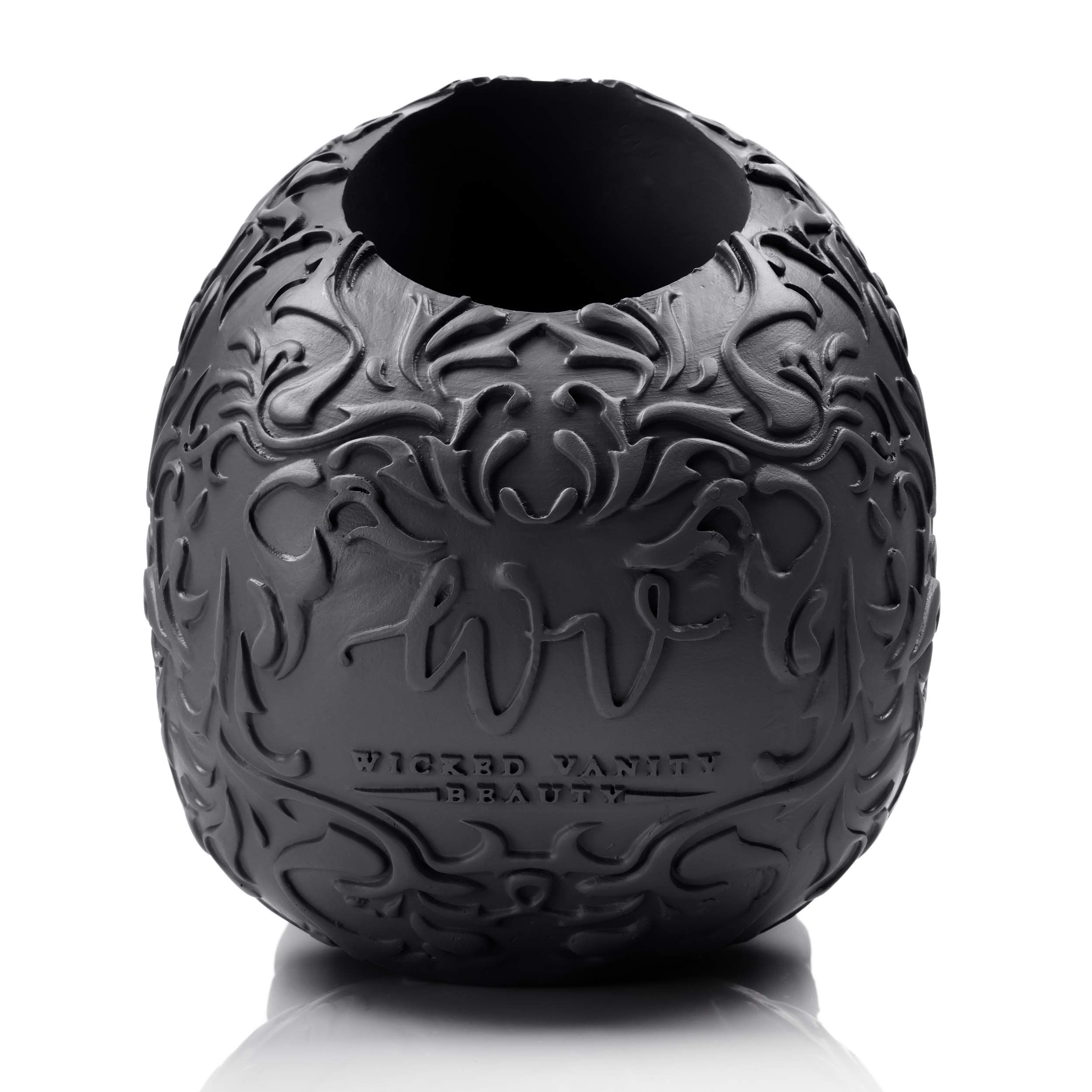 Wicked Vanity Beauty Skull Makeup Brush Holder, Pen Holder, Vanity, Desk, Office Organizer, Stationary, Decor Planter