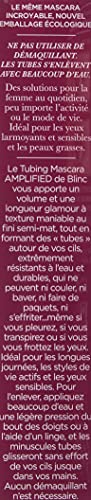 Blinc Amplified Tubing Mascara, Ultra-Longwearing Washable Mascara, Soft-Glam Volumizing, Lengthening and Defining Mascara, Gluten-Free and Cruelty-Free, Black, 9mL / 0.30 Fl. OZ