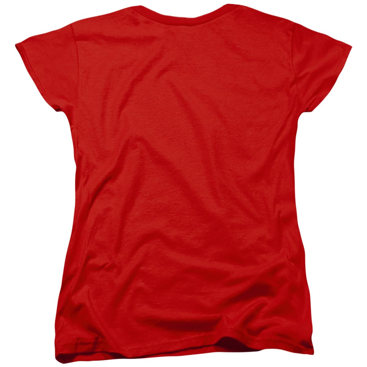 PopFunk Classic Sesame Street Elmo Face Womens Premium Cotton Short Sleeve Graphic T-Shirt & Stickers (Large)