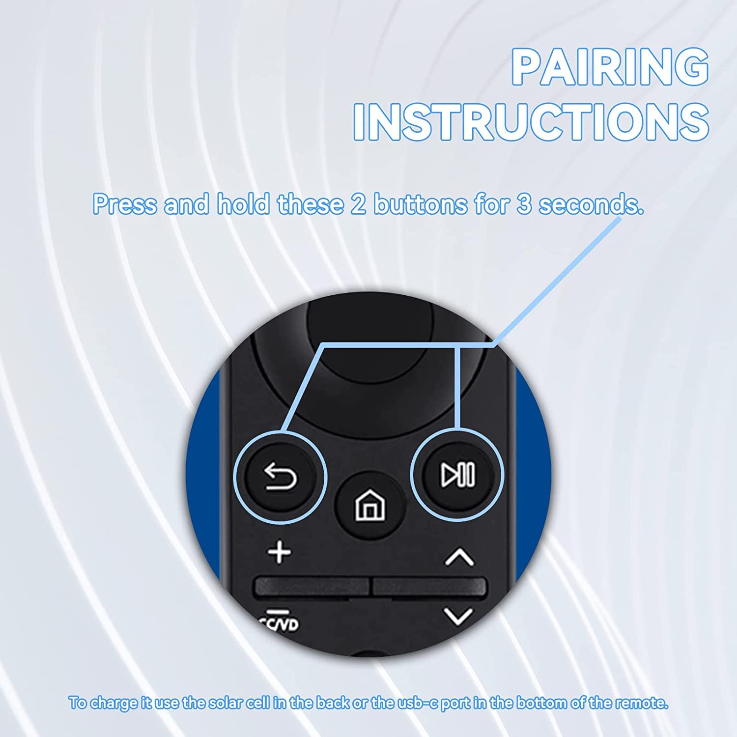 Amtone Replacement BN59-01357A Voice Control Enabled Remote Control for Samsung Smart TVs Compatible with Neo QLED, The Frame and Crystal UHD Series