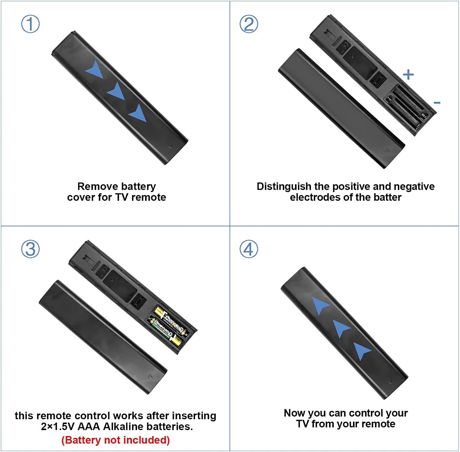Amtone Replacement BN59-01357A Voice Control Enabled Remote Control for Samsung Smart TVs Compatible with Neo QLED, The Frame and Crystal UHD Series