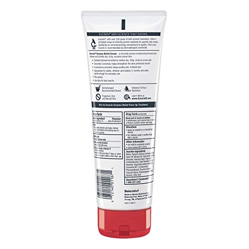 Eucerin Eczema Relief Cream - Full Body Lotion for Eczema-Prone Skin - 8 oz. Tube