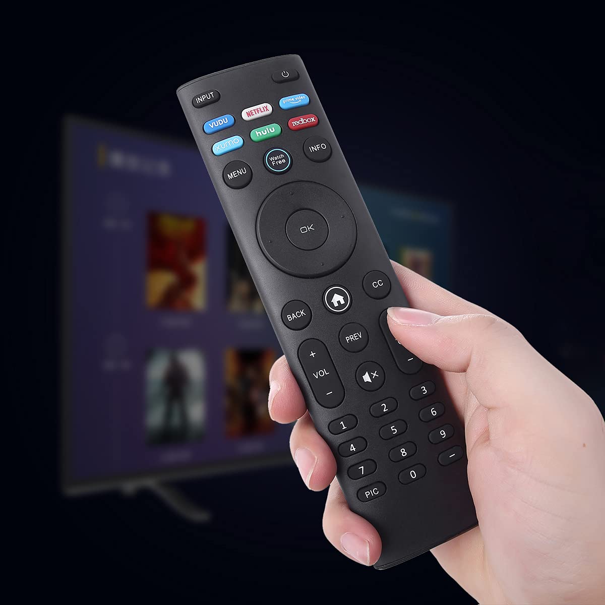 NEW Model Universal Remote Control Compatible with All Vizio Remote LCD LED QLED HD 4K UHD HDR Smart TVs Series Remote
