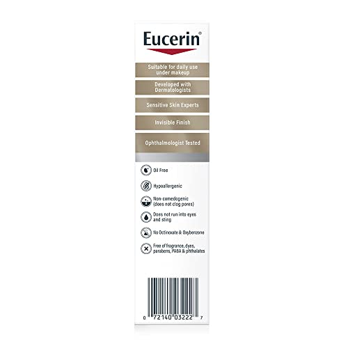 Eucerin Sun Age Defense SPF 50 Face Sunscreen Lotion with Hyaluronic Acid, Facial Sunscreen with 5 Antioxidants, 2.5 Fl Oz Bottle