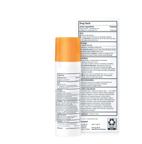 Eucerin Sun Age Defense SPF 50 Face Sunscreen Lotion with Hyaluronic Acid, Facial Sunscreen with 5 Antioxidants, 2.5 Fl Oz Bottle