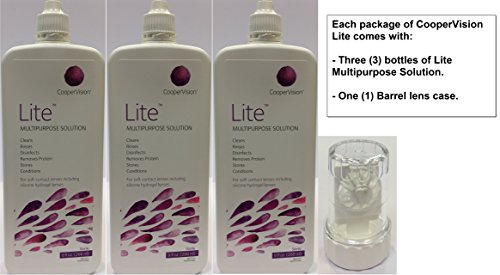 Lite Multipurpose Solution (Formerly Sauflon Lite) - 3 x 9 fl oz, 27 fl oz Total