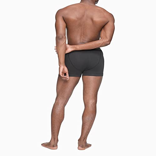 Calvin Klein Men's Cotton Stretch 5-Pack Trunk, 5 Black, L