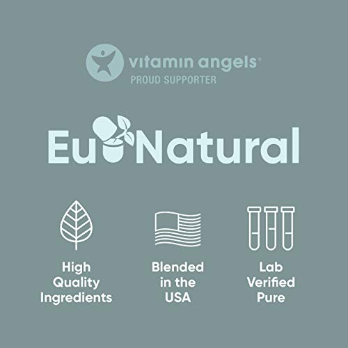Eu Natural Vitality Adrenal Support, Cortisol Manager, Fatigue Fighter โ Healthy Cortisol, Focused Energy โ Ashwagandha, Magnesium, L-Tyrosine โ 60 Vegetarian Soft Capsules