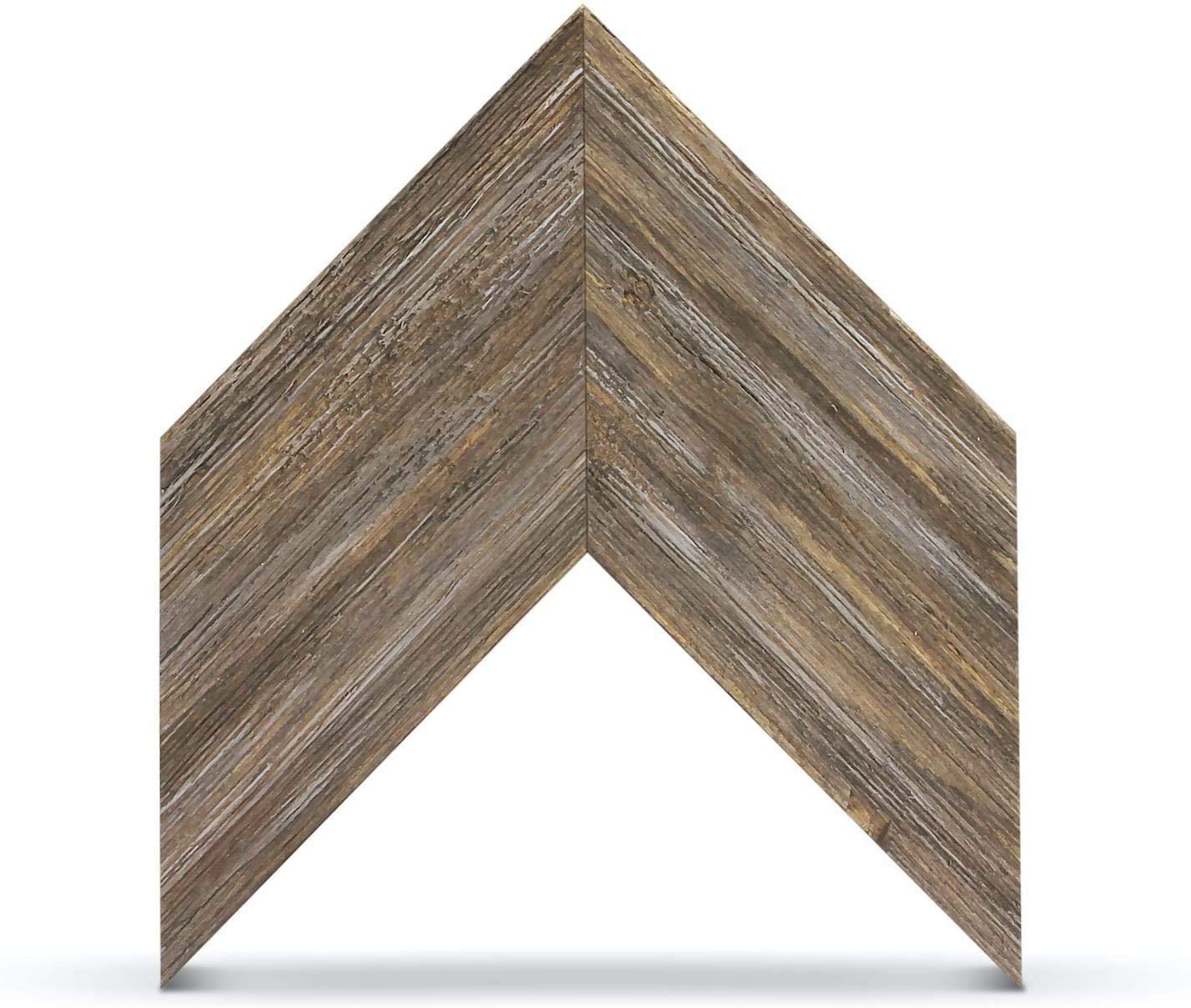 Frame My TV Deco TV Frames - Distressed Barnwood Smart Frame Compatible ONLY with Samsung The Frame TV (55", Fits 2021-2025)
