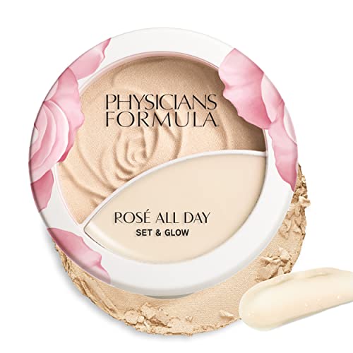 Physicians Formula RosĂŠ All Day Set & Glow Highlighting Powder Luminous Light, Dermatologist Approved