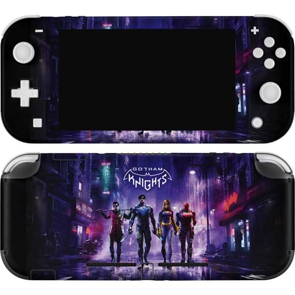 Skinit Decal Gaming Skin Compatible with Nintendo Switch Lite - Officially Licensed DC Comics Gotham Knights Characters Design