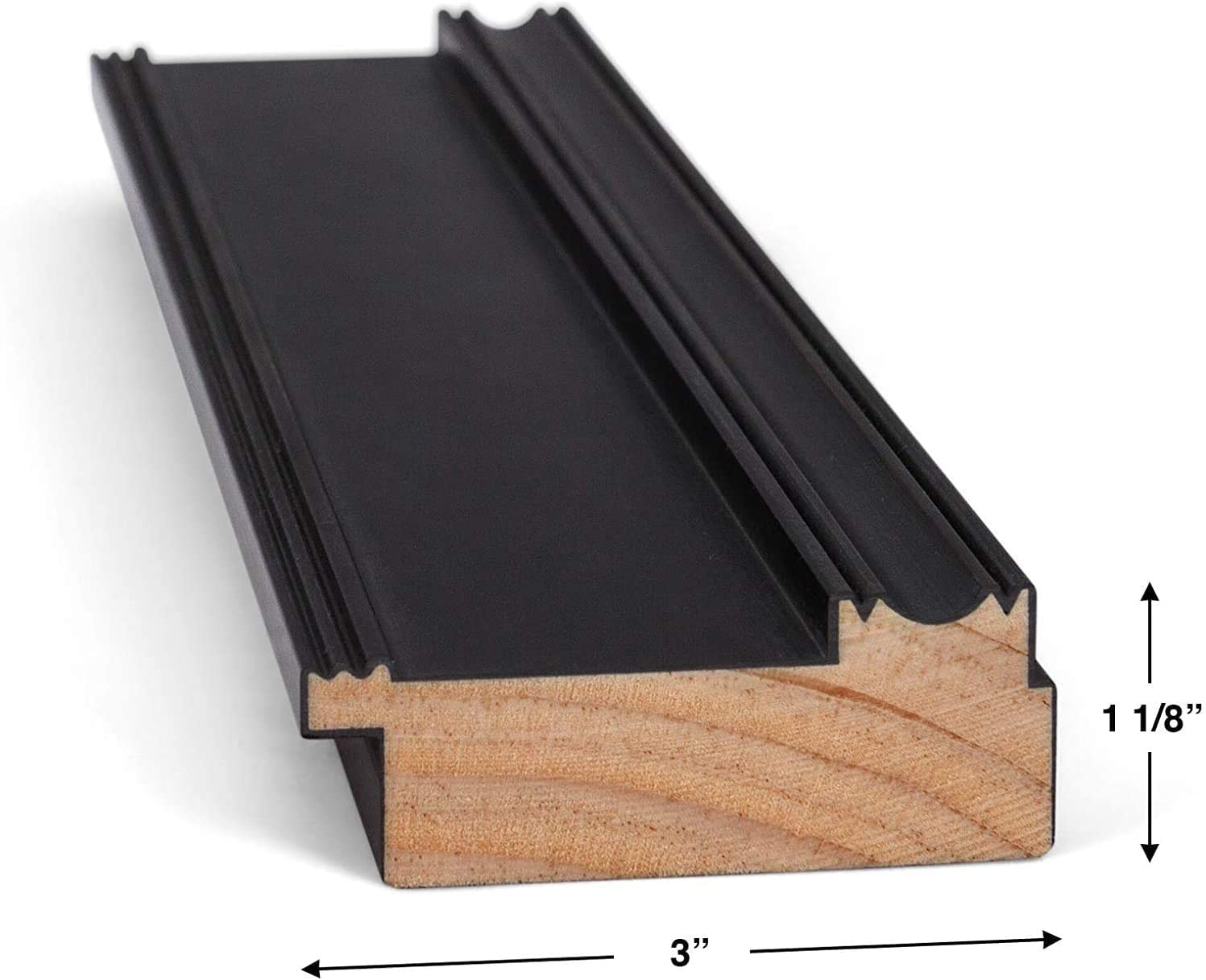 Frame My TV Deco TV Frames - Black Smart Frame Compatible ONLY with Samsung The Frame TV (55", Fits 2021-2025)