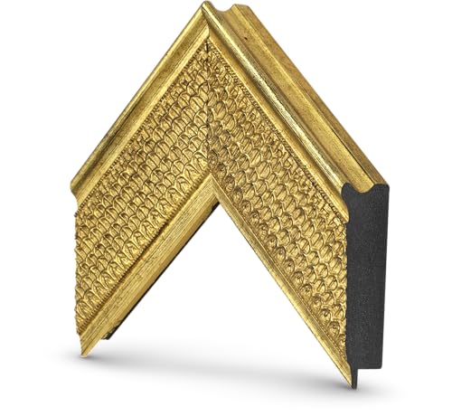 Frame My TV Deco TV Frames - Gatsby Gold Smart Frame Compatible ONLY with Samsung The Frame TV (Fits 2021-2025, 65")