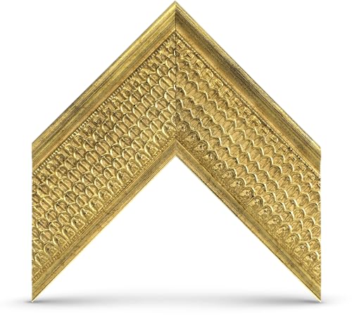 Frame My TV Deco TV Frames - Gatsby Gold Smart Frame Compatible ONLY with Samsung The Frame TV (Fits 2021-2025, 65")