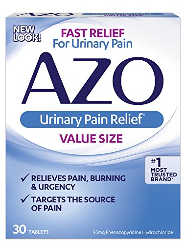 AZO Urinary Pain Relief Value Size |with Phenazopyridine Hydrochloride |Fast Relief | Relieves UTI Pain,Burning & Urgency | Targets The Source of Pain | #1 Most Trusted Brand | 30 Tablets | Pack of 3