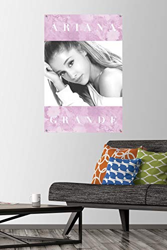 Trends International Ariana Grande - Floral Wall Poster with Push Pins, 22.375" x 34"