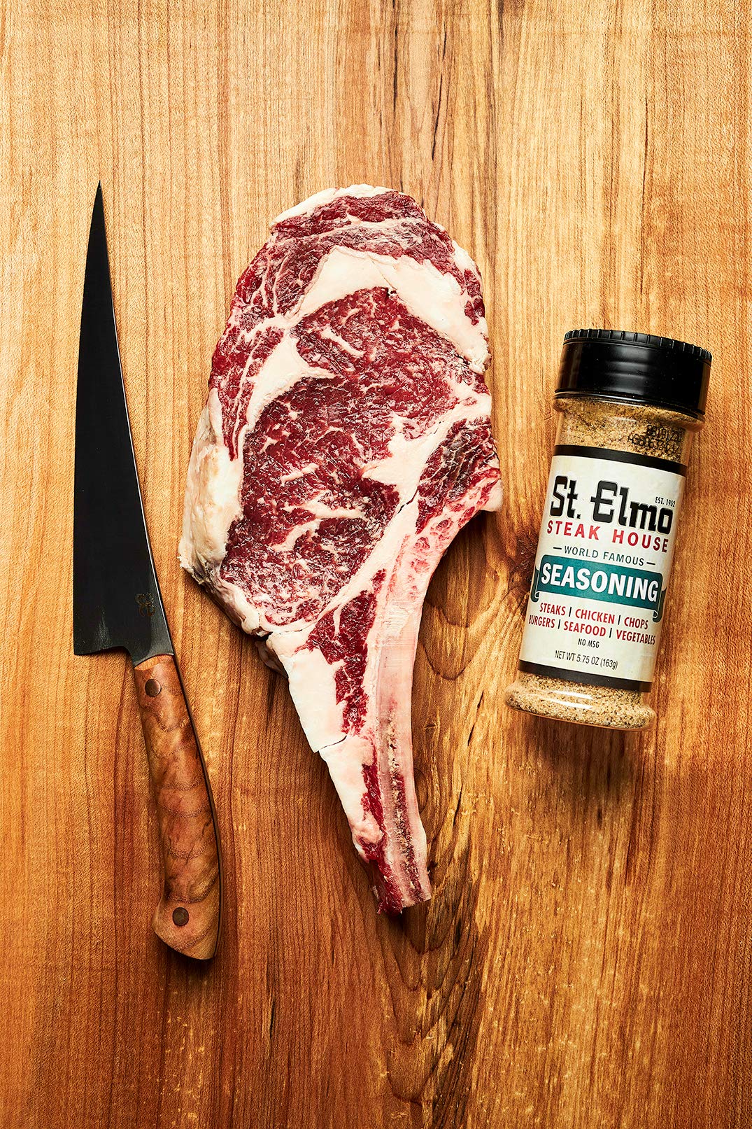 St Elmo Steak House Seasoning, Flavorful Rub for Steaks, Burgers, Chicken, Seafood, and More - 12 Pack