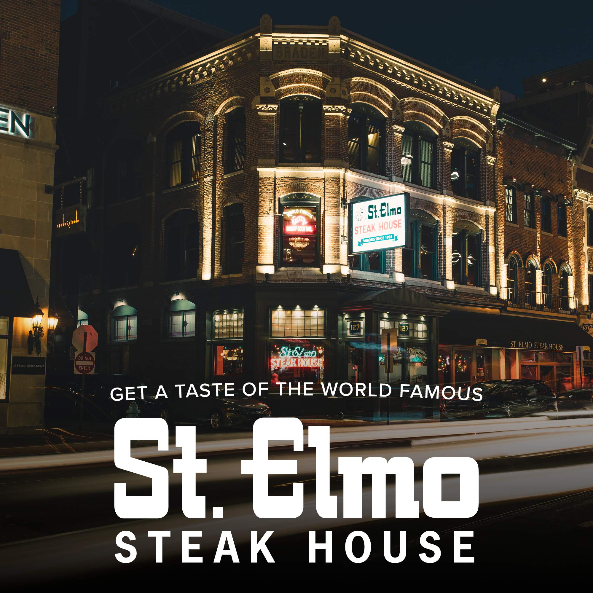 St Elmo Steak House Seasoning, Flavorful Rub for Steaks, Burgers, Chicken, Seafood, and More - 12 Pack