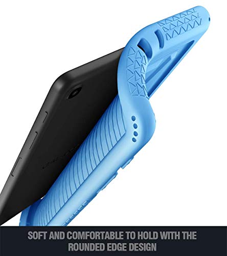 Poetic TurtleSkin Heavy Duty Case Designed for Galaxy Tab A 10.1 2019, Model SM-T510/T515, Rugged Shockproof Drop Protection Kids Friendly Silicone Cover Case, Blue