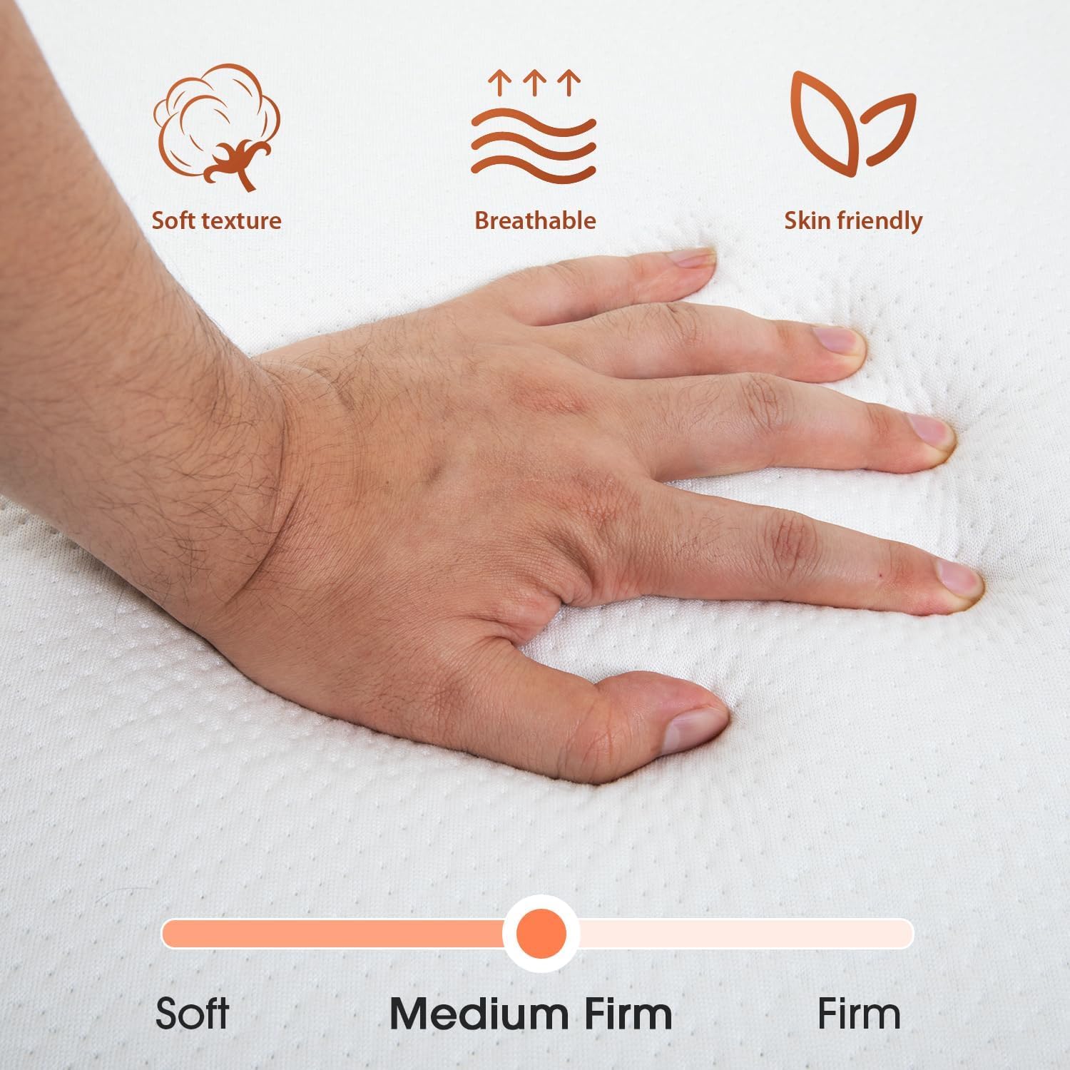 Folding Mattress, 4 Inch Portable Full Size Trifold Mattress, Foldable Memory Foam Mattress with Washable Cover for Camping, Guest, Yoga, Travel, Certipur-US Certified, Full