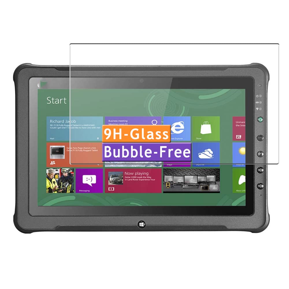 Vaxson Tempered Glass Screen Protector, compatible with Getac F110 Rugged Tablet 11.6" Visible Area, 9H Film Protector [Not Full Coverage]