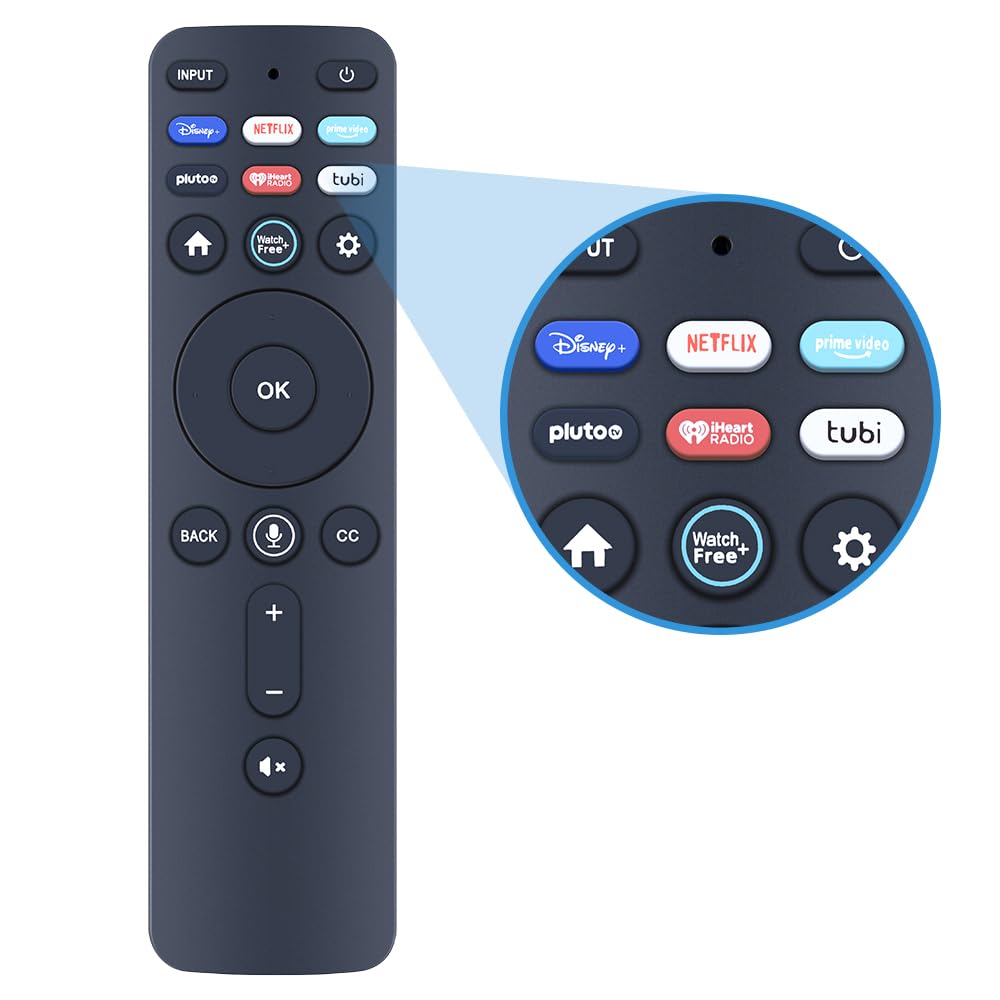 XRT260 Replacement Voice Remote Control for Vizio V-Series M-Series P-Series 4K HDR Smart TV,Compatible with Vizio TV V435-J01 V505-J01 M43Q6-J04 M50Q6-J01 M50Q7-J01 P65Q9-J01 P75Q9-J01 P85QX-J01