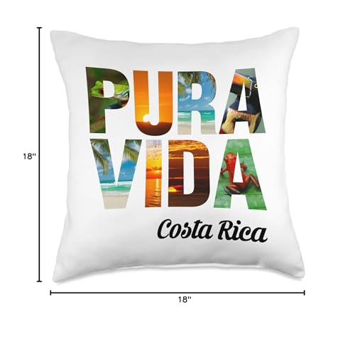 Pura Vida Costa Rica Throw Pillow