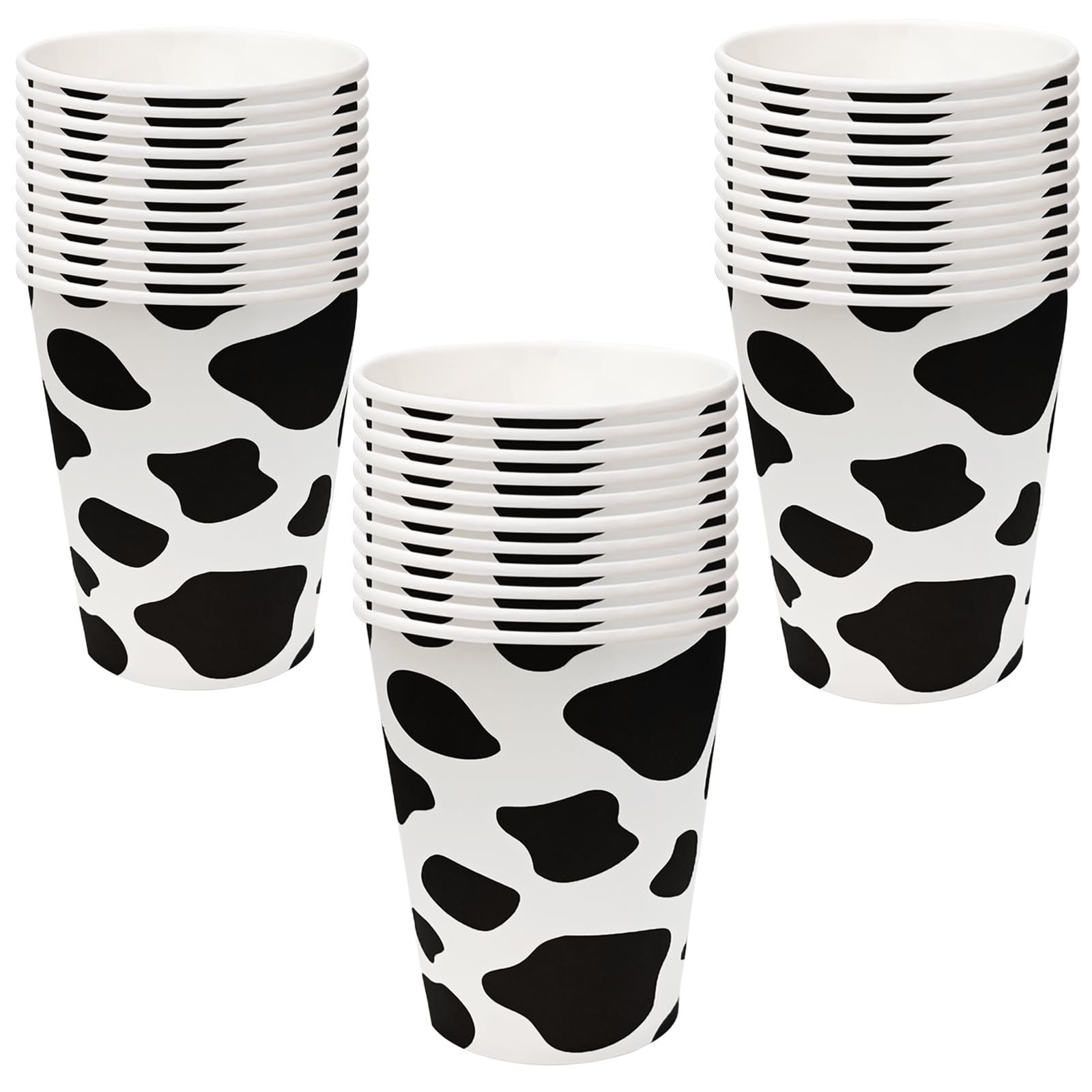 30 Pcs Cow Cups Cowgirl Cups Cow Print Paper Cups Cow Party Favors Farm Birthday Party Supplies Cowgirl Baby Shower Decorations