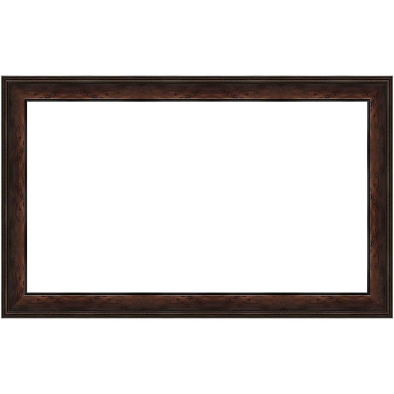 Frame My TV Deco TV Frames - Burlwood Smart Frame Compatible ONLY with Samsung The Frame TV (75", Fits 2021-2025 Frame TV)