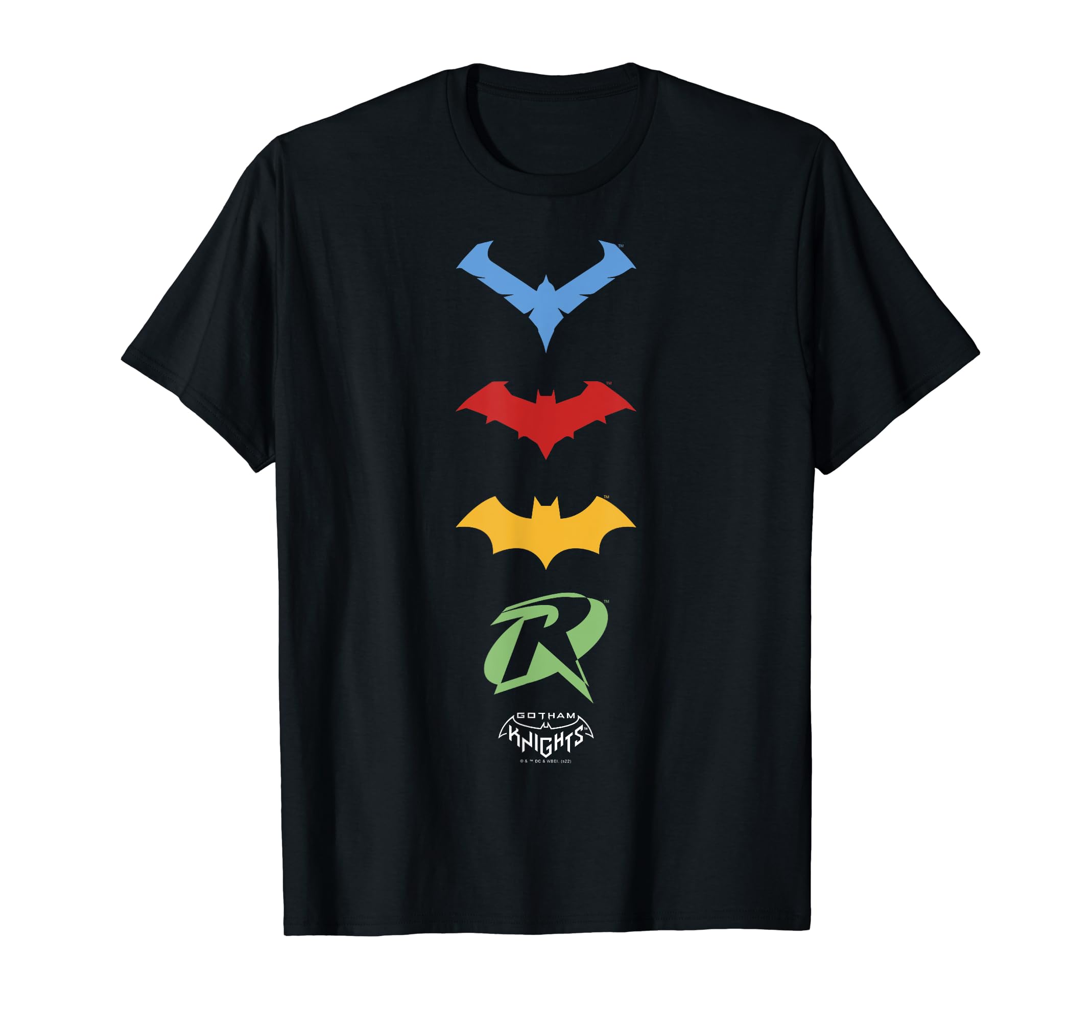 Gotham Knights Hero Logo Stack T-Shirt