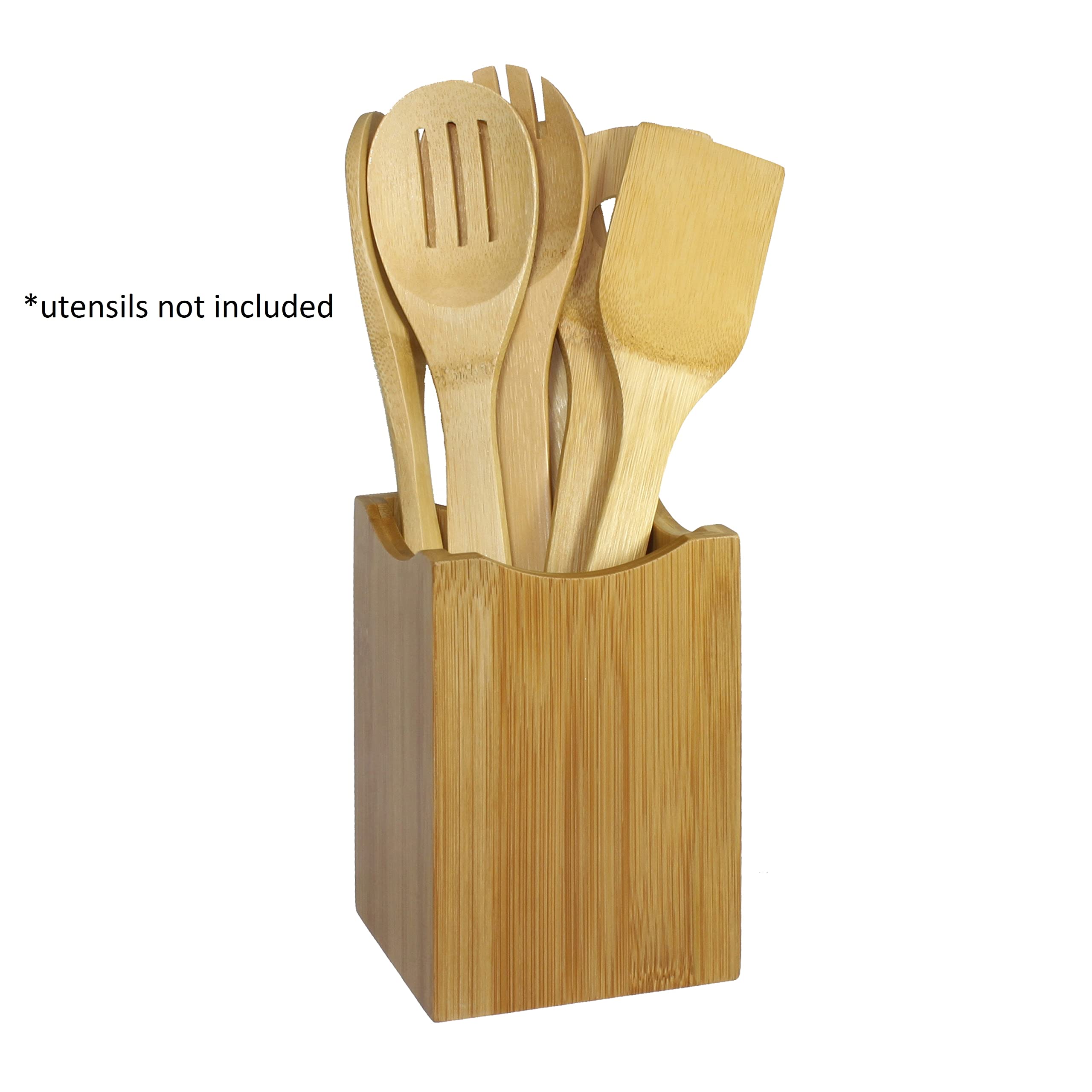 Oceanstar H1347 Utensil Holder , Brown