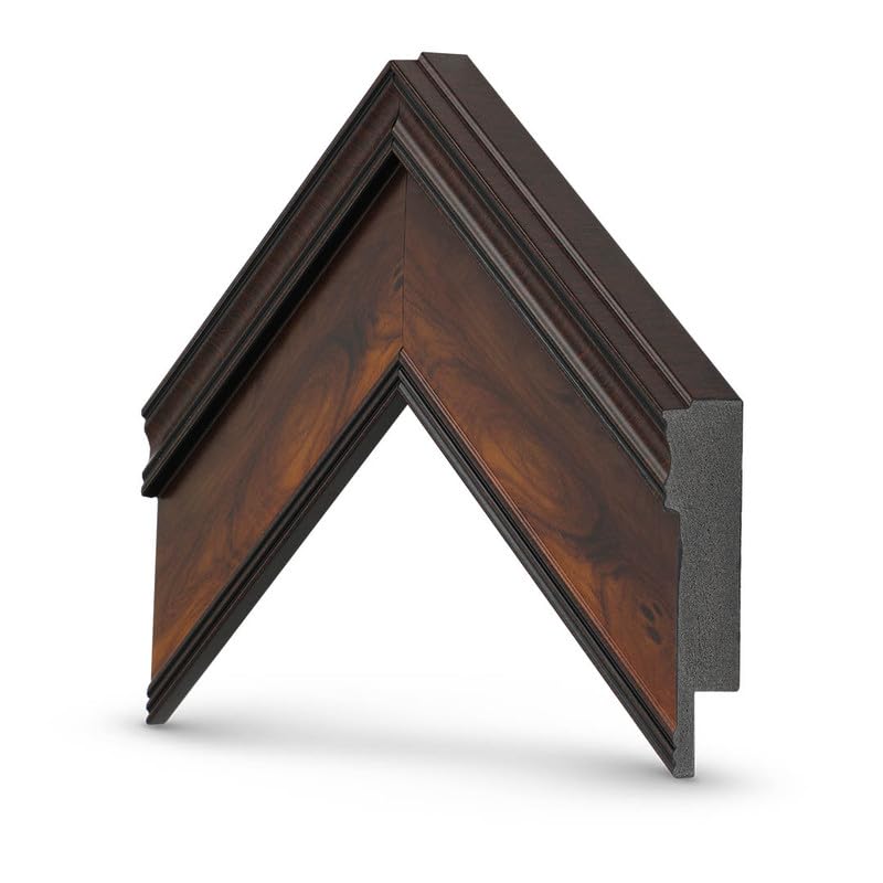 Frame My TV Deco TV Frames - Burlwood Smart Frame Compatible ONLY with Samsung The Frame TV (75", Fits 2021-2025 Frame TV)
