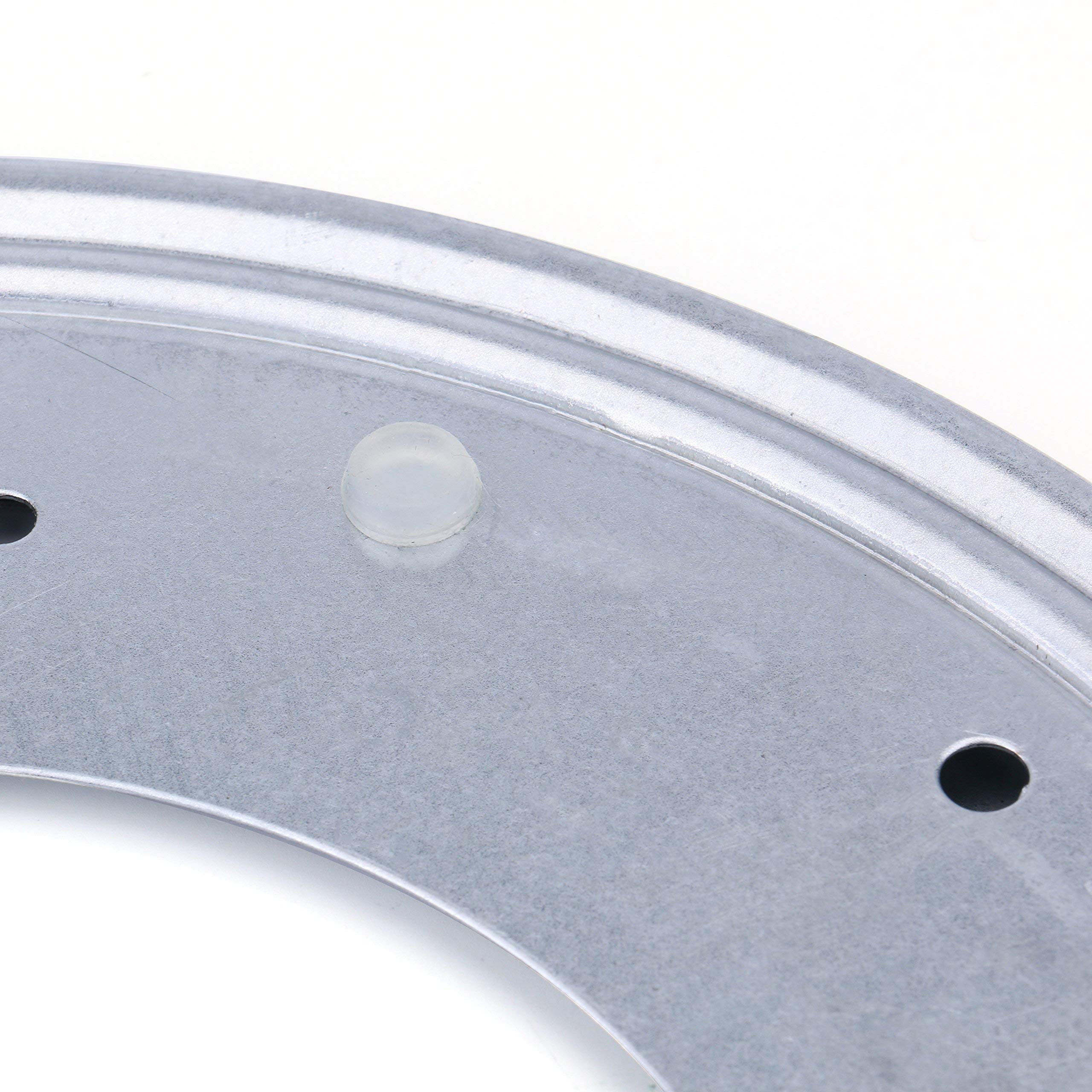 Fasmov 12-Inch Lazy Susan 5/16 Thick Turntable Bearings with 6 Rubber Pads, Pack of 2
