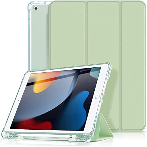 Tablet Case for iPad 9/8/7 Generation, Resistant Rugged Cover with Pen Holder, Cover for iPad 10.2 2021/2020/2019