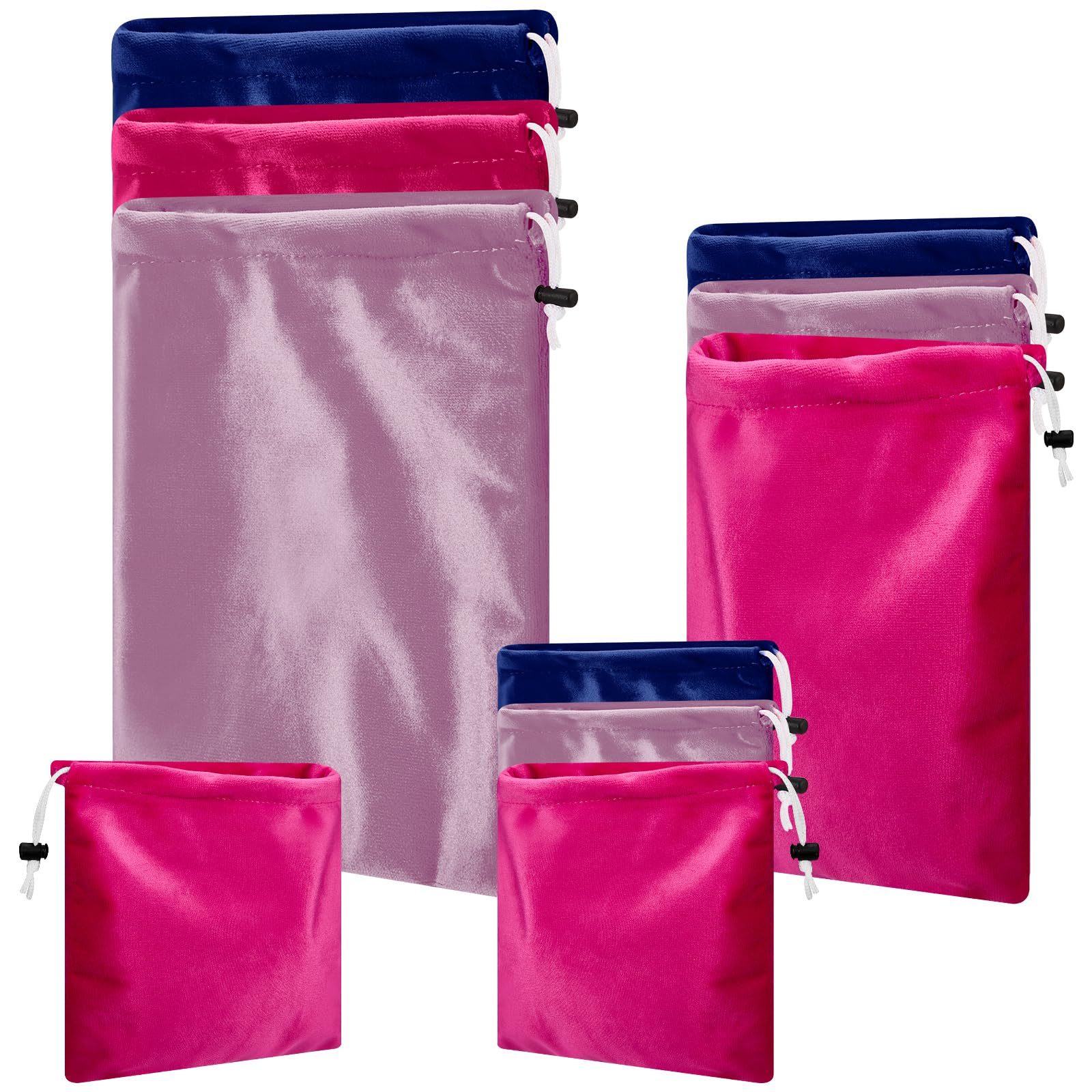 9 Pcs Adult Game Toy Storage Bags Drawstring Gift Bags Pouches for Toys Lightweight Toy Organizer Stuff Sack Multi Purpose Foldable Ditty Bag Toy Bag Sunglasses Home Travel Pouch for Women, 3 Sizes