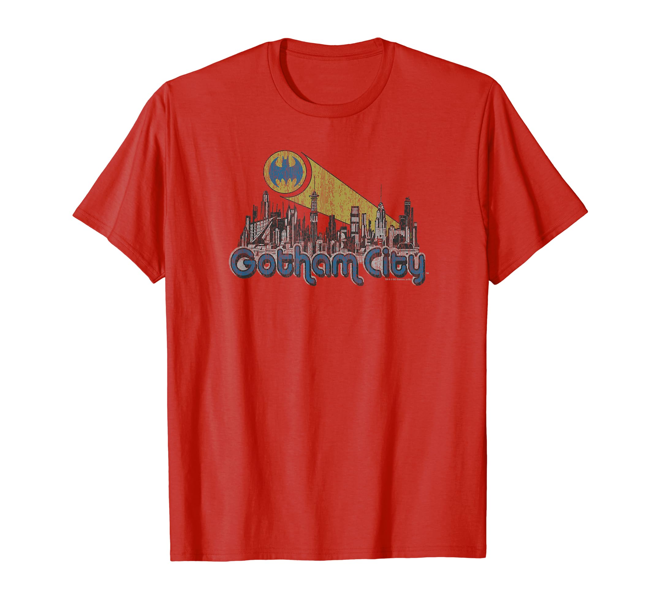 Batman Gotham City Distressed T-Shirt