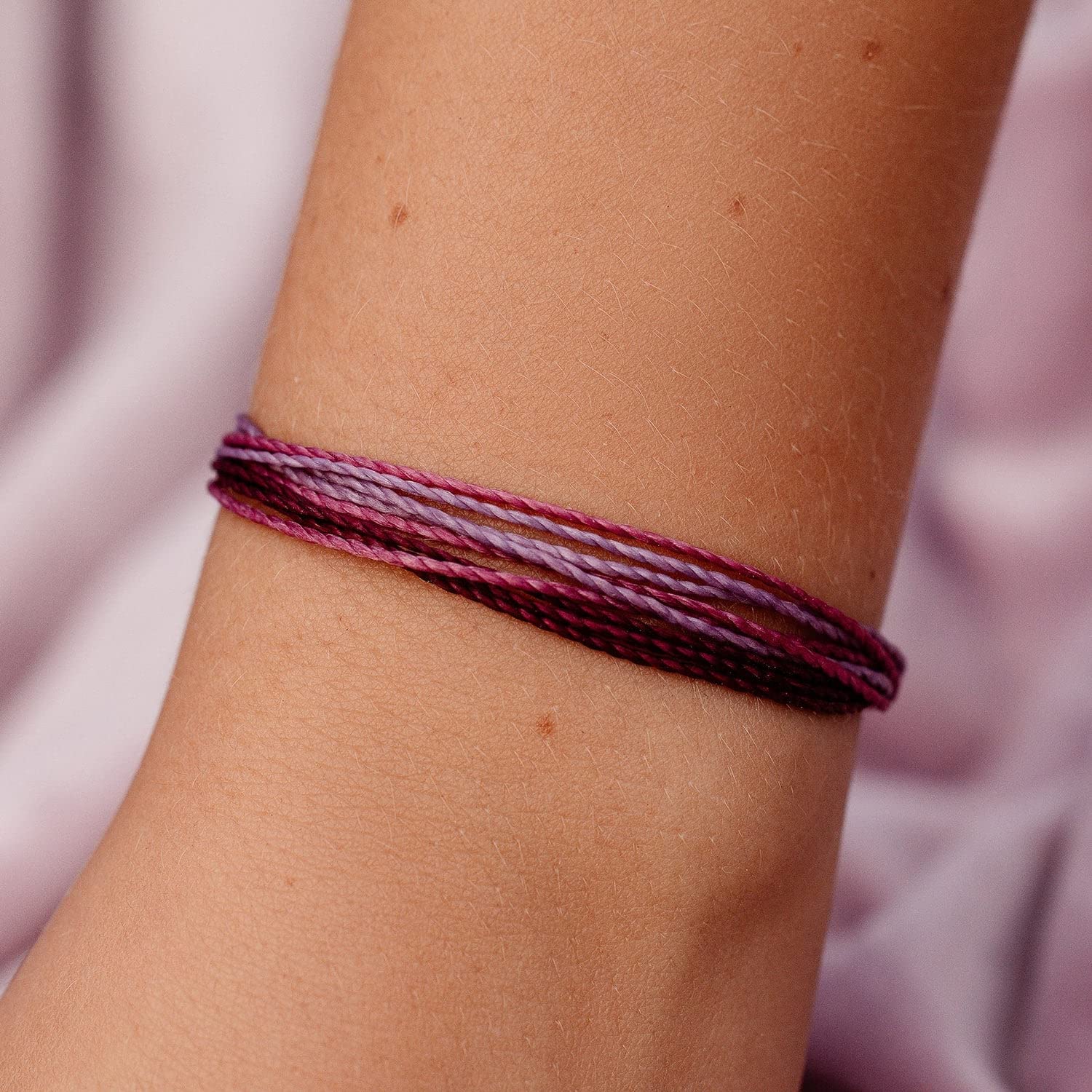 Pura Vida Bracelet Muted Original Mulberry Bracelet - Adjustable Bracelet with Waterproof Band, String Bracelet for Women - Stackable Bracelets, Handmade Braceletss - One Size