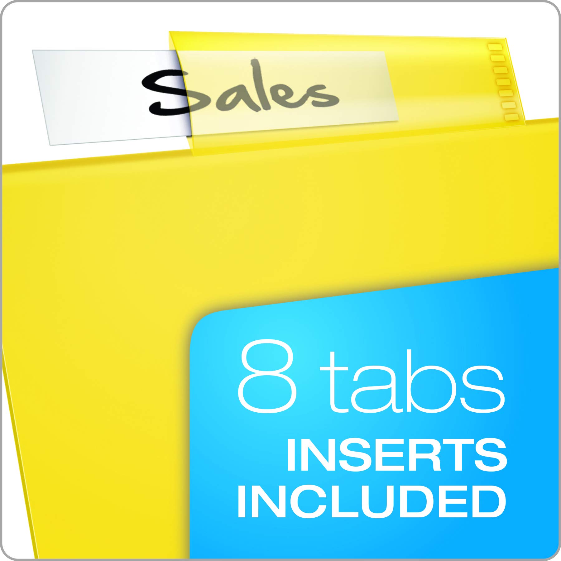 Oxford Expanding Plastic Binder Dividers, Flexible Front Pockets Expand 1/4", 8 Tab, Insertable Multicolor Tabs, Letter Size, 3 Sets (89605)