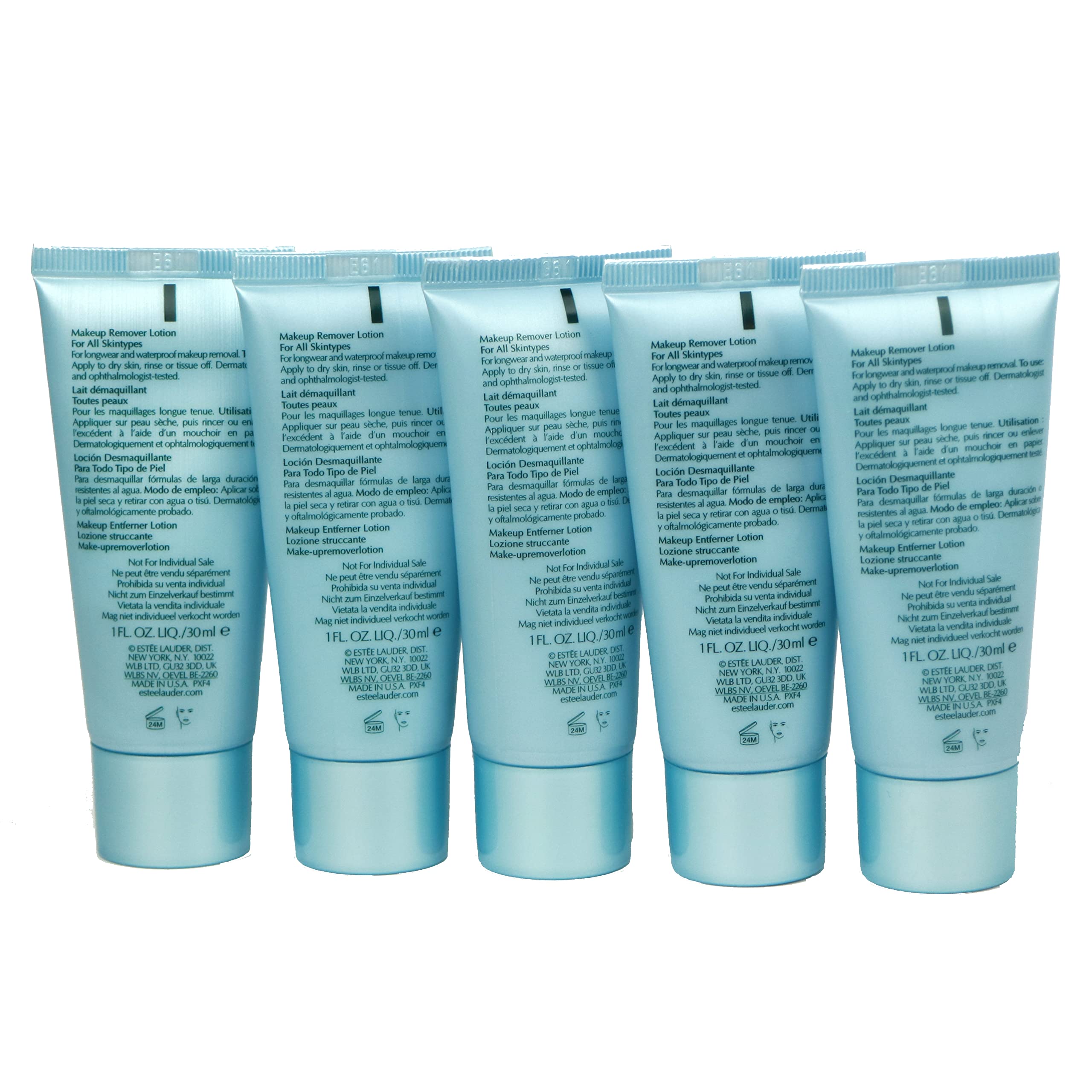 Estee Lauder Pack of 5 x Take It Away Makeup Remover Lotion 1 oz each, Travel Size Unboxed