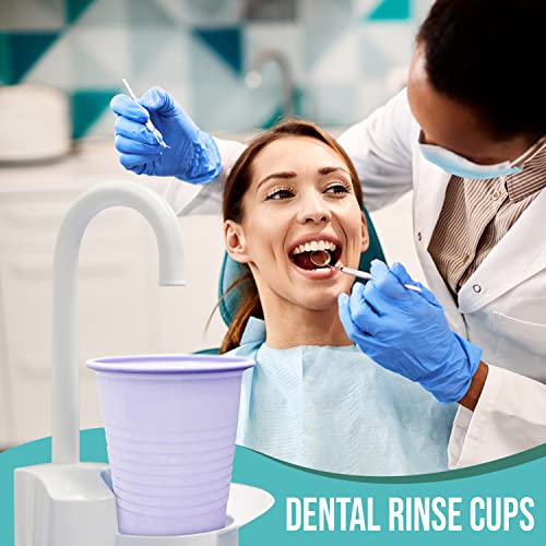 Pruvade Disposable Cups | 50 Pack | 5 oz Plastic Cups, Small Bathroom Cups Perfect as Medicine, Water, Rinsing, Mouthwash Cups, Party Cups, Dental Cups, Multicolor Cups for Kids | Pink Cups