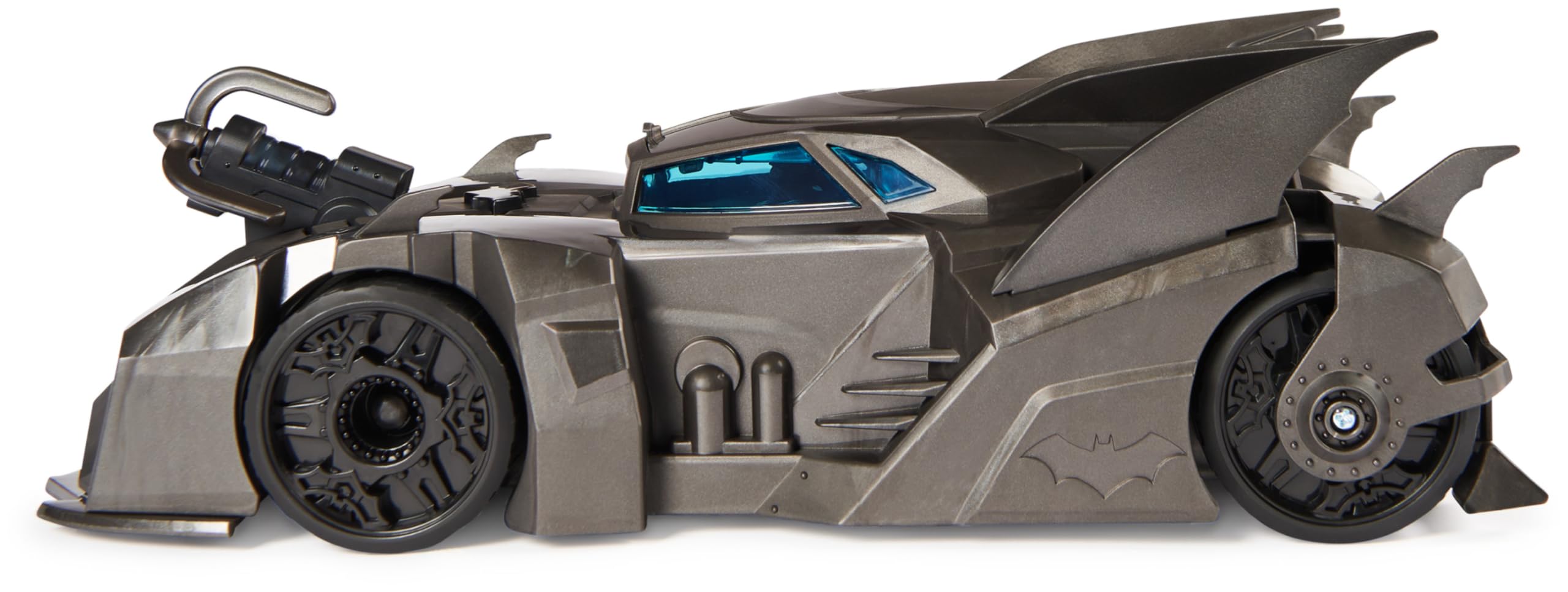 DC Comics, Crusader Batmobile Playset with Exclusive 4-inch Batman Figure, 3 Super-Villain Paper Figures, Kids Toys for Boys and Girls Ages 4+