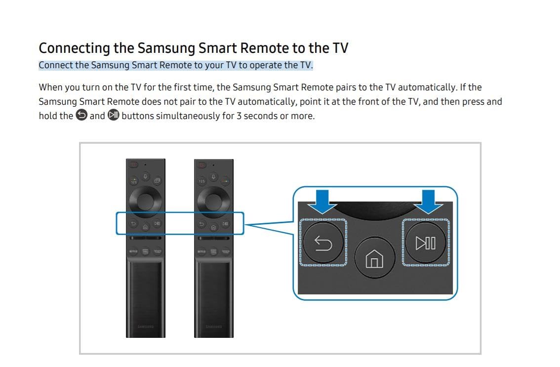 Replacement TV Remote Control Controller for Samsung QN50LS03BBFXZA 50-Inch, QN55LS03BAFXZA 55-InchQLED 4K LS03B Series The Frame HDR Smart TV