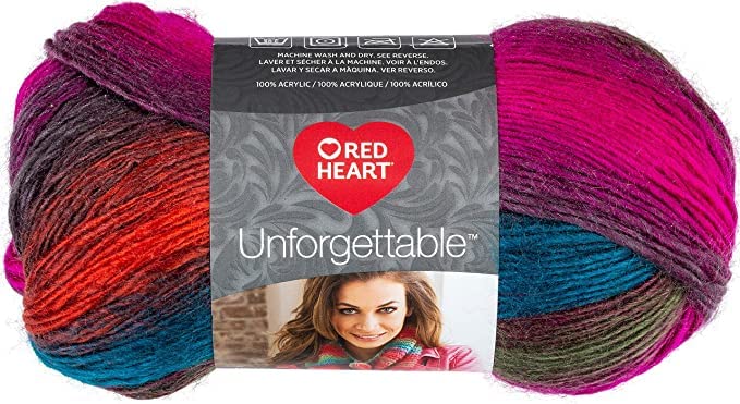 Red Heart Boutique Unforgettable Gotham Yarn - 3 Pack of 100g/3.5oz - Acrylic - 4 Medium (Worsted) - 270 Yards - Knitting/Crochet