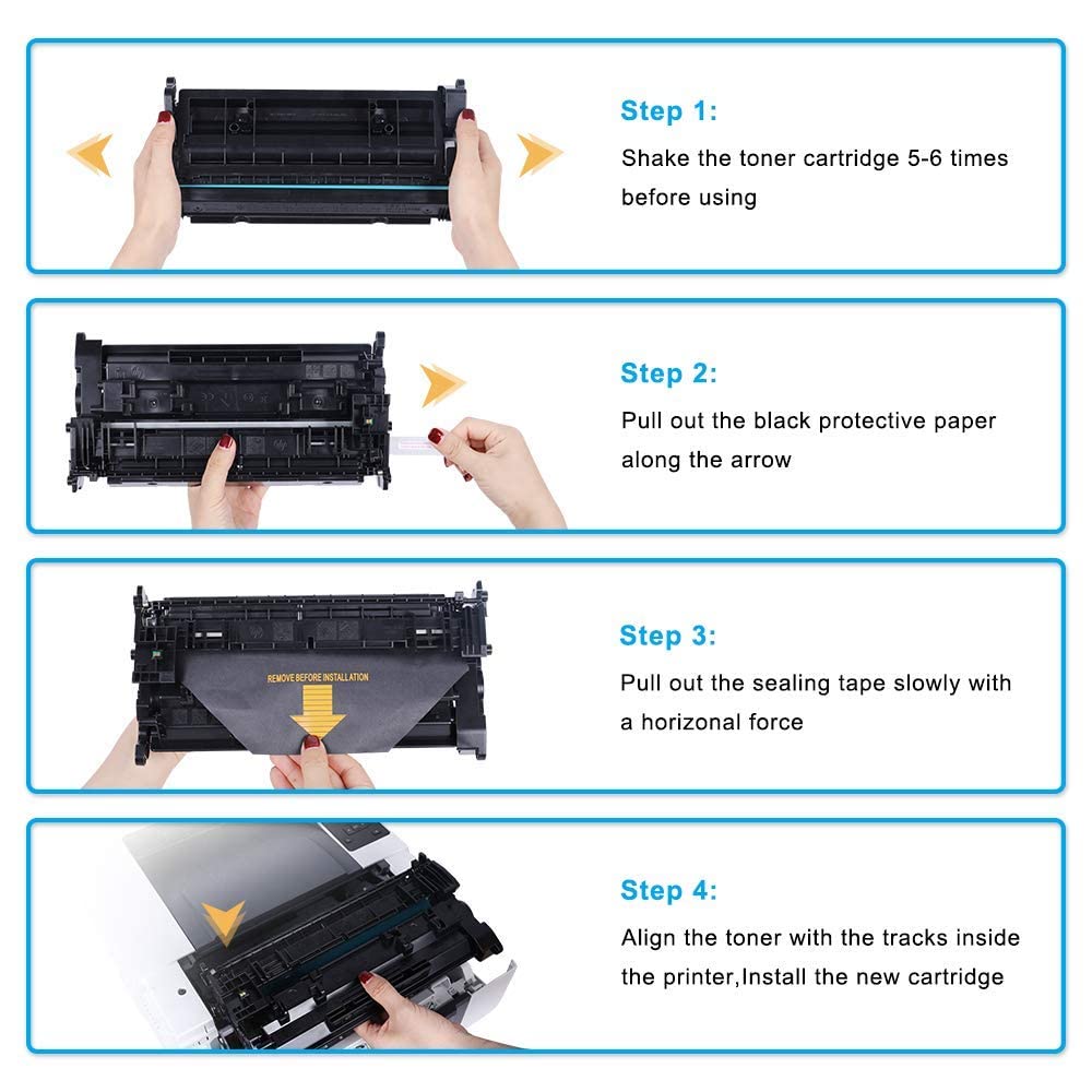 Cool Toner Compatible Toner Cartridge Replacement for HP 78A CE278A Toner HP Laserjet 1536dnf MFP P1606dn 1606dn P1606 HP Laserjet MFP M1536dnf P1566 P1560 Toner Cartridge Printer Ink (Black, 4-Pack)