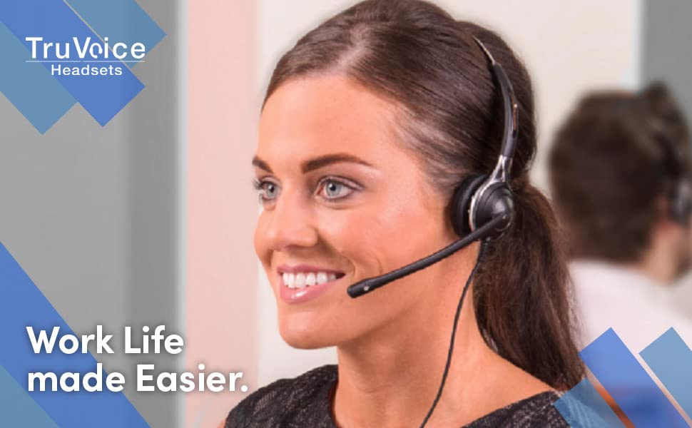TruVoice U10P Adapter Cable Compatible with Any Plantronics (QD) Headset and Works with Mitel, Nortel, Avaya Digital, Polycom VVX, Shoretel, Aastra, Digium, ESI, Allworx and More