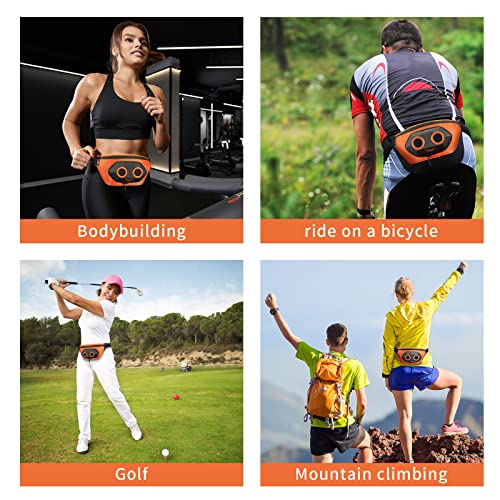 Fanny Pack with Bluetooth Speaker, Asyoren Portable Bluetooth Speakers, 10W Louder Volume, Crystal Clear Stereo Sound, Rich Bass, IPX7 Waterproof, Bluetooth 5.0, Wireless Speakers for Running, Sports