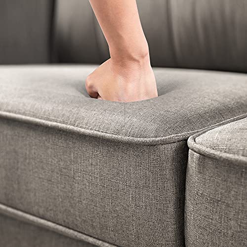 ZINUS Sayan Loveseat with USB Ports, Tool-Free, Easy Assembly, Sand Grey