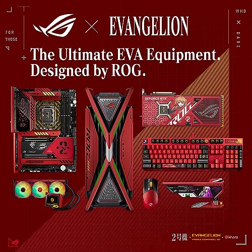 ASUS ROG Strix NVIDIA GeForce RTX 4090 OC EVA-02 Edition Gaming Graphics Card (PCIe 4.0, 24GB GDDR6X, HDMI 2.1a, DisplayPort 1.4a, 3.5-Slot Design)