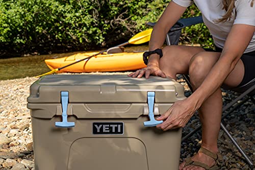 Gorilla Gear Replacement Latches (2-Pack) Compatible with Yeti Tundra Yeti Roadie & Other Hard Coolers - Custom Made Yeti Accessories - Large Durable Easy to Install on Yeti Latches (Carolina Blue)